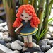 Crochet Doll , Merida Princess , Princess Doll , Amigurumi , Doll , Toy ...