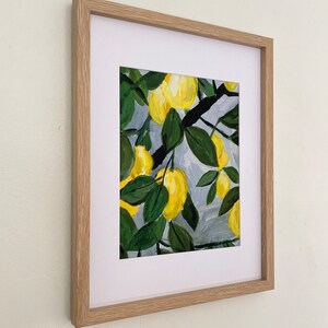Lemon Tree Painting | Acrylic Painting Lemon on the Tree | Growing ...