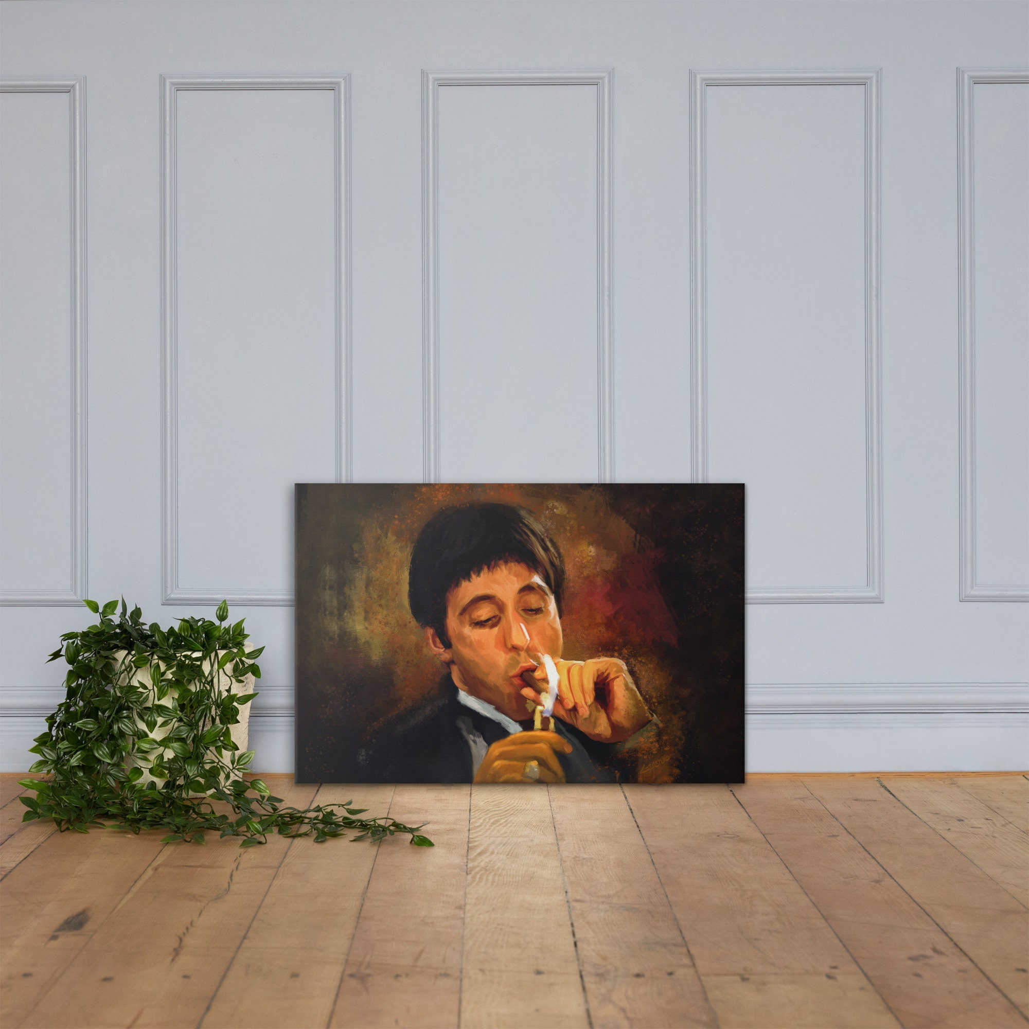 Scarface Wall Art |scarface on Canvas |scarface Print |scarface Art ...