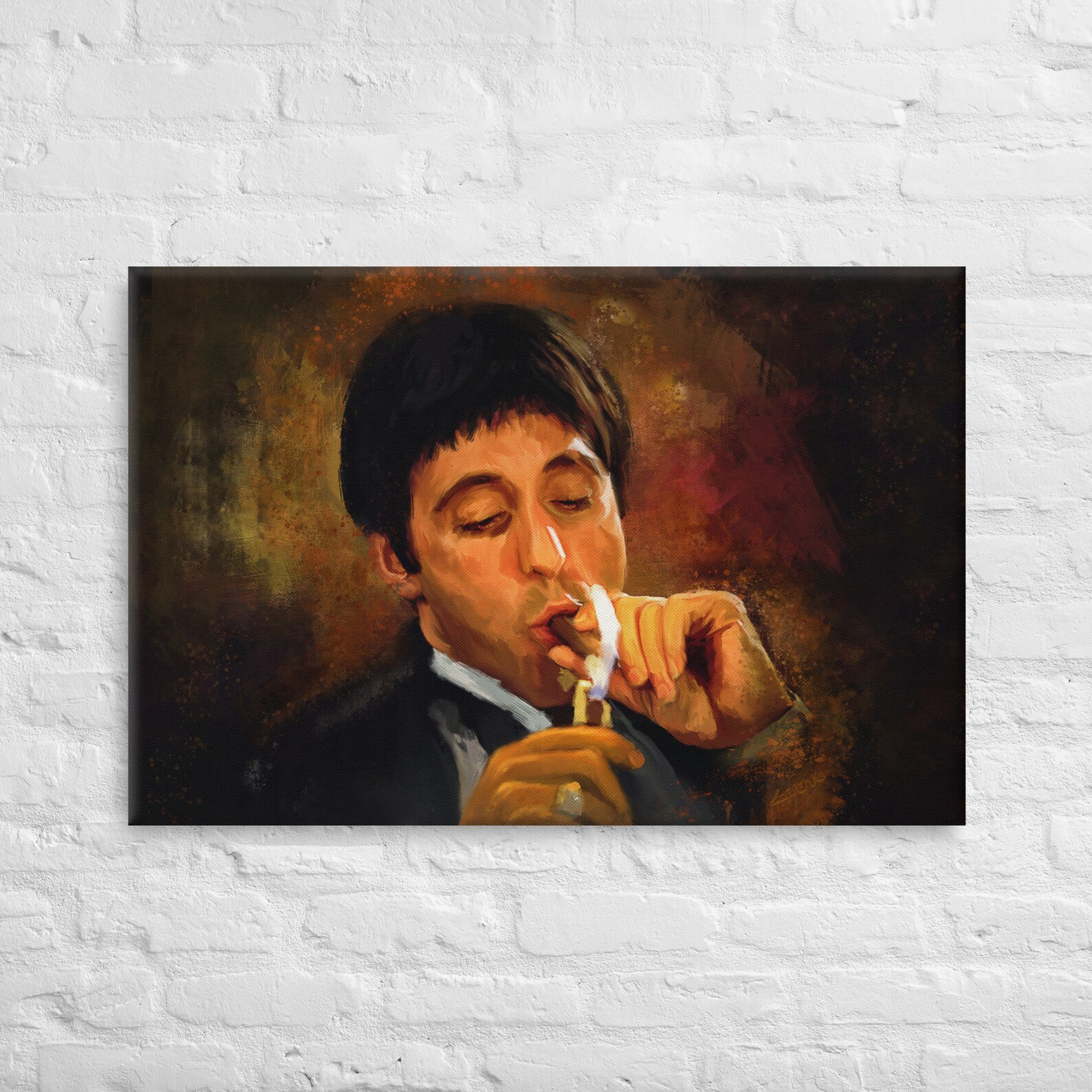 Scarface Wall Art scarface on Canvas scarface Print - Etsy