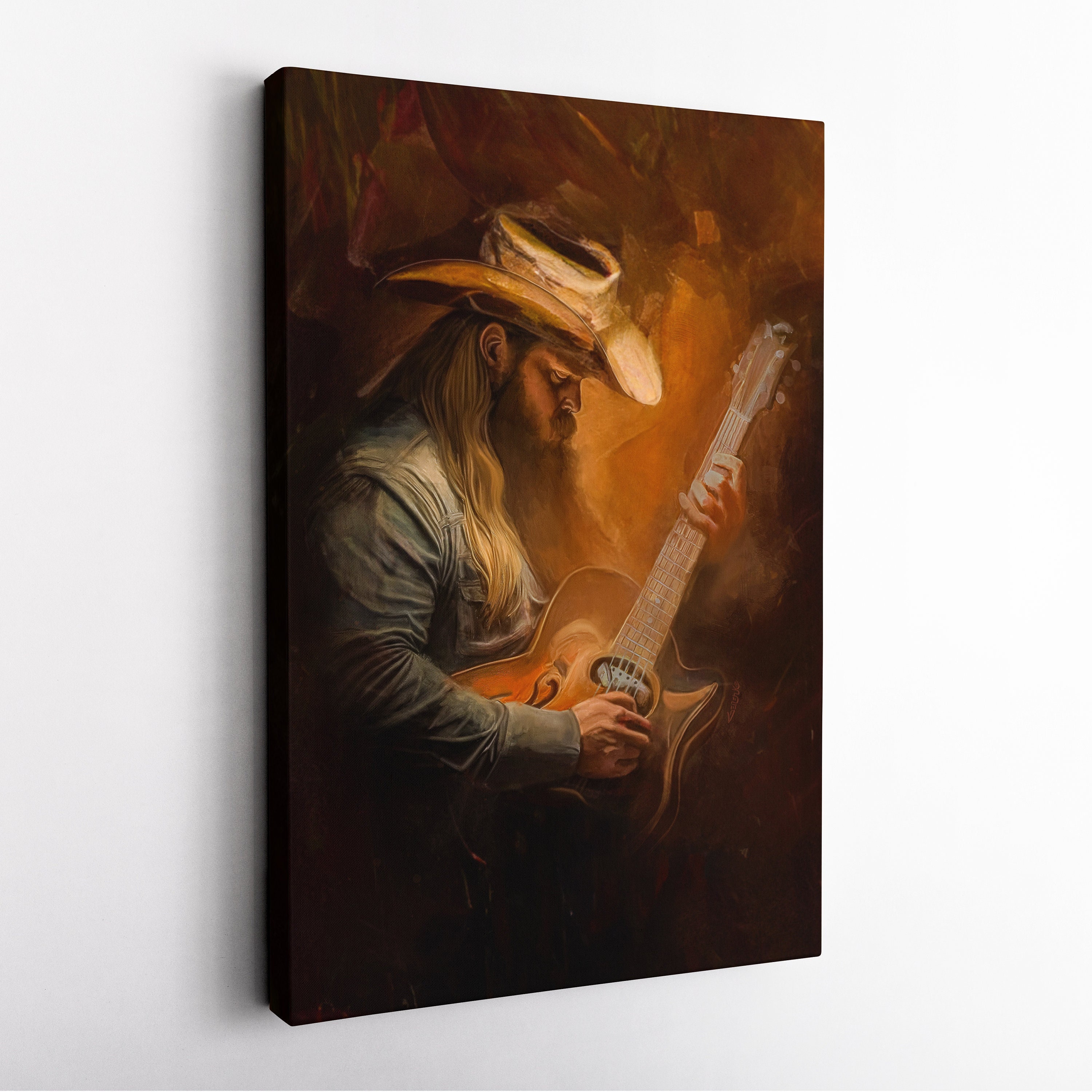 Chris Stapleton Painting chris Stapleton Art country Music Art country ...