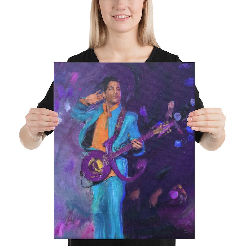 PRINCE Print on Canvas |prince Art Decor |prince Art |prince Wall Art ...