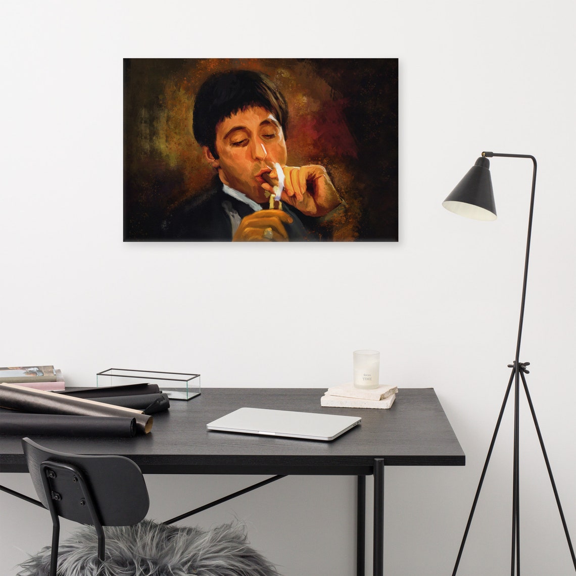 Scarface Wall Art scarface on Canvas scarface Print - Etsy