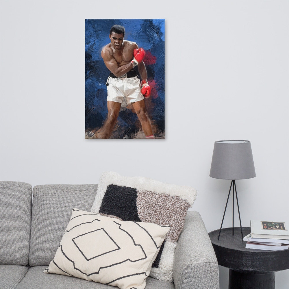 Muhammad Ali Canvas muhammad Ali Wall Art mohammad Ali - Etsy