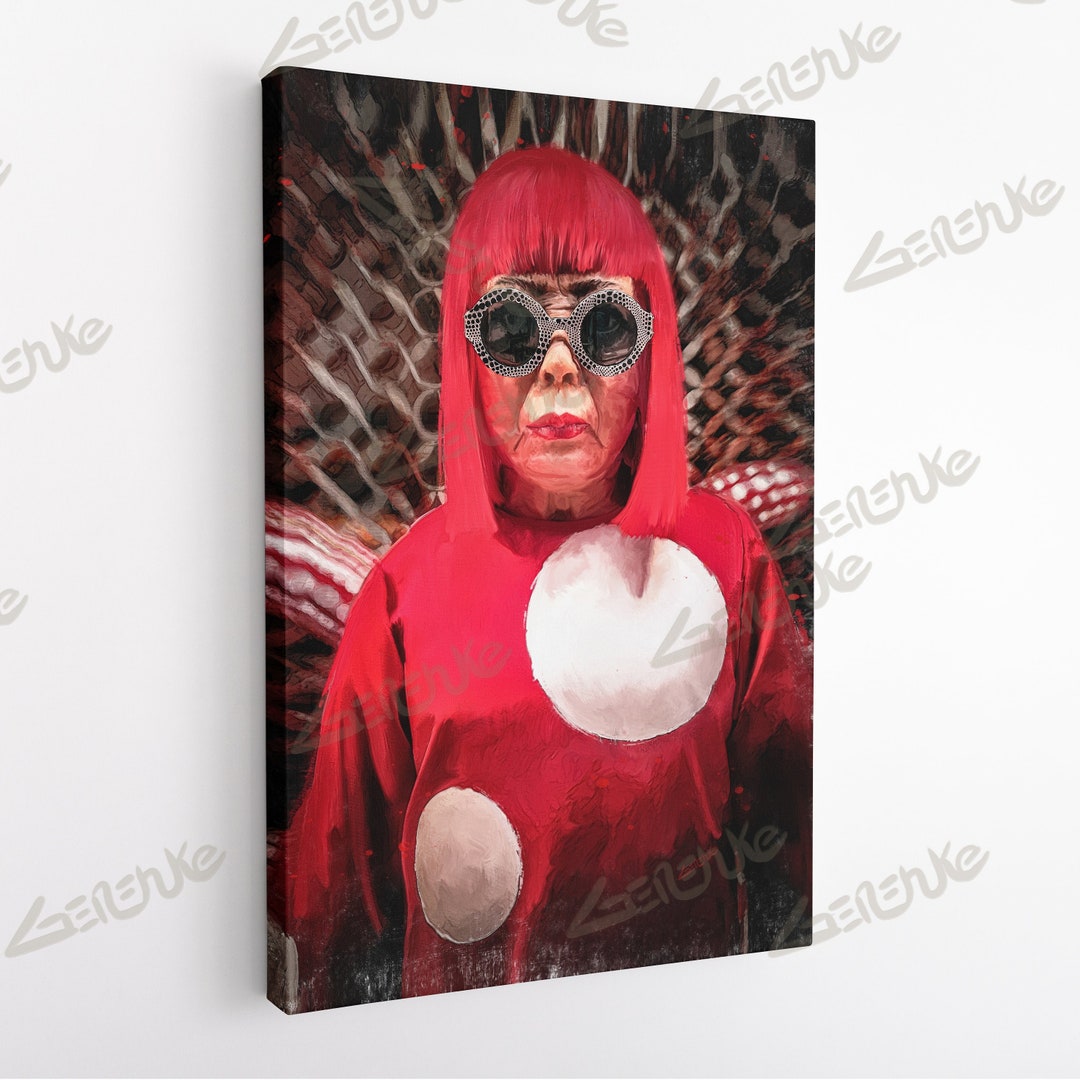 Yayoi Kusama Print |yayoi Kusama Paint on Canvas |yayoi Kusama Wall Art ...