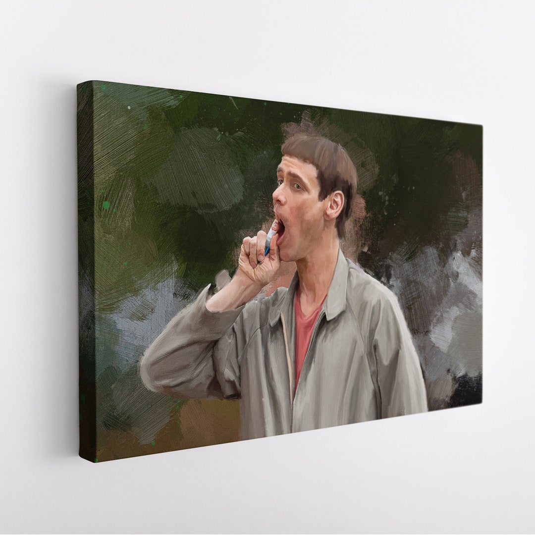 Painting Canvas Dumb and Dumber |dumb and Dumber Movie Poster Canvas ...