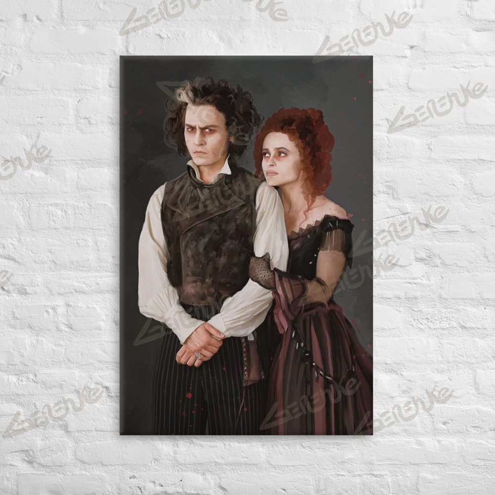 Sweeney Todd and Mrs Lovett Paint |sweeney Todd and Mrs Lovett Print on ...