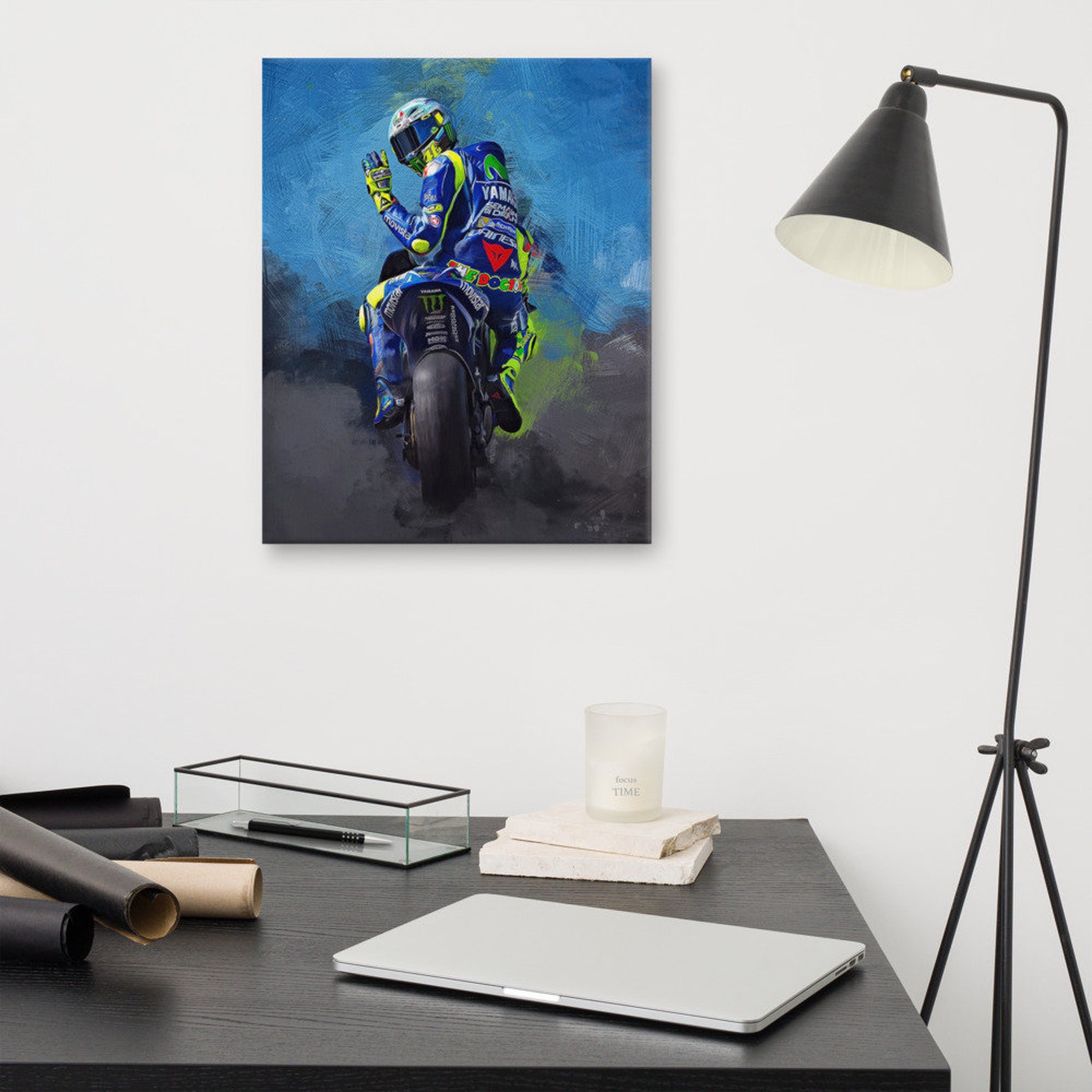Valentino Rossi Canvas | Valentino Rossi Wall Art | Valentino Rossi ...