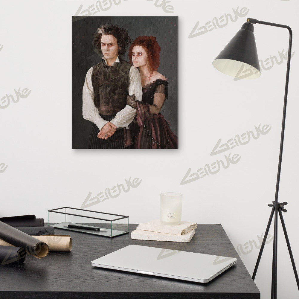 Sweeney Todd and Mrs Lovett Paint |sweeney Todd and Mrs Lovett Print on ...