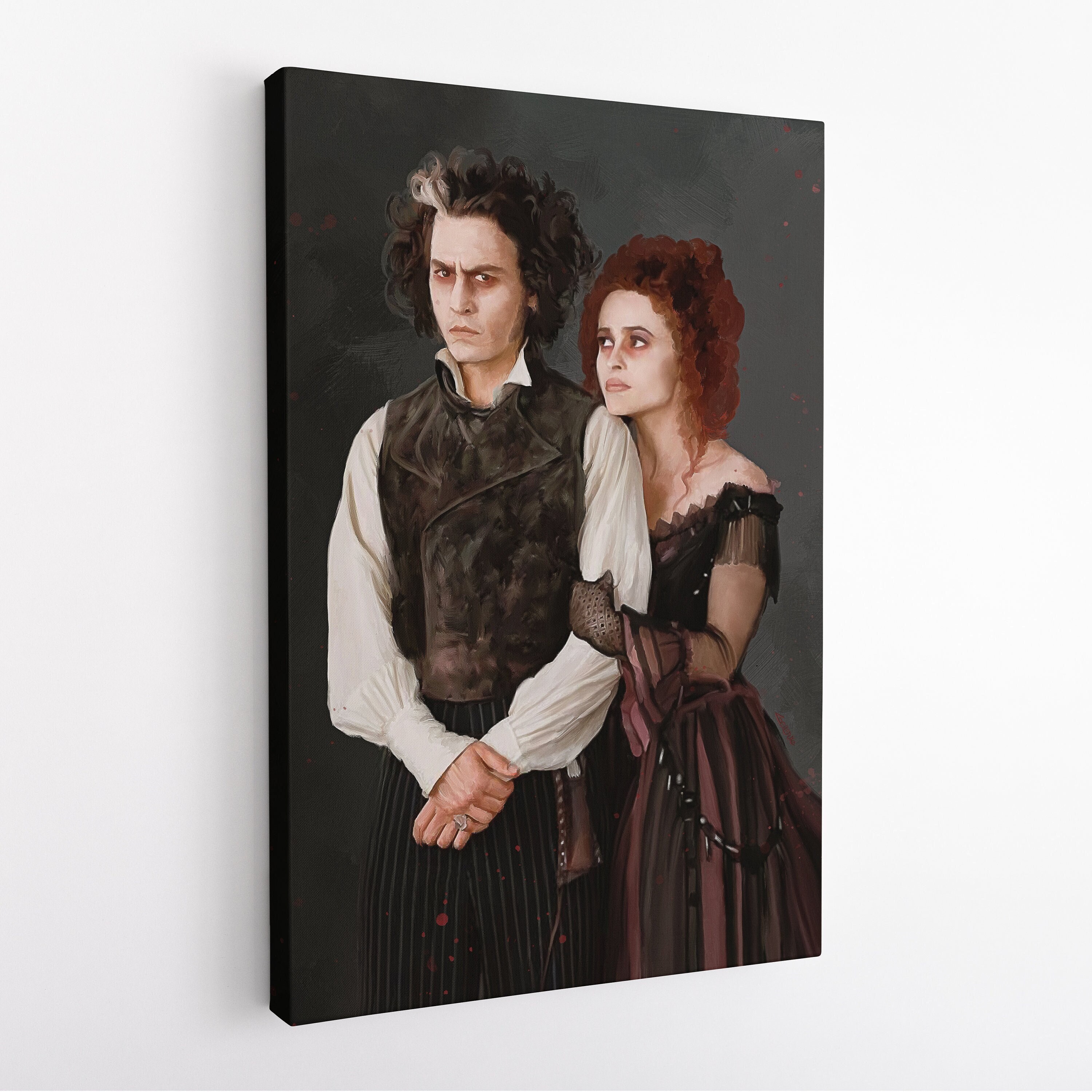 Sweeney Todd and Mrs Lovett Paint sweeney Todd and Mrs Lovett Print on ...