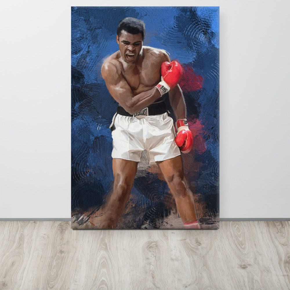 Muhammad Ali Canvas muhammad Ali Wall Art mohammad Ali - Etsy