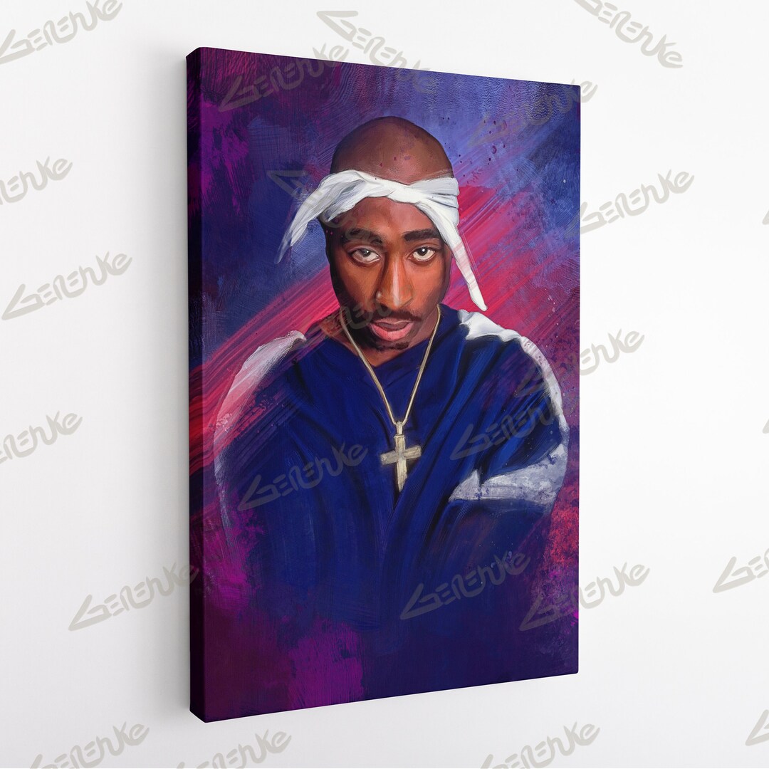 Tupac Shakur Paint tupac Print tupac Painting tupac on - Etsy