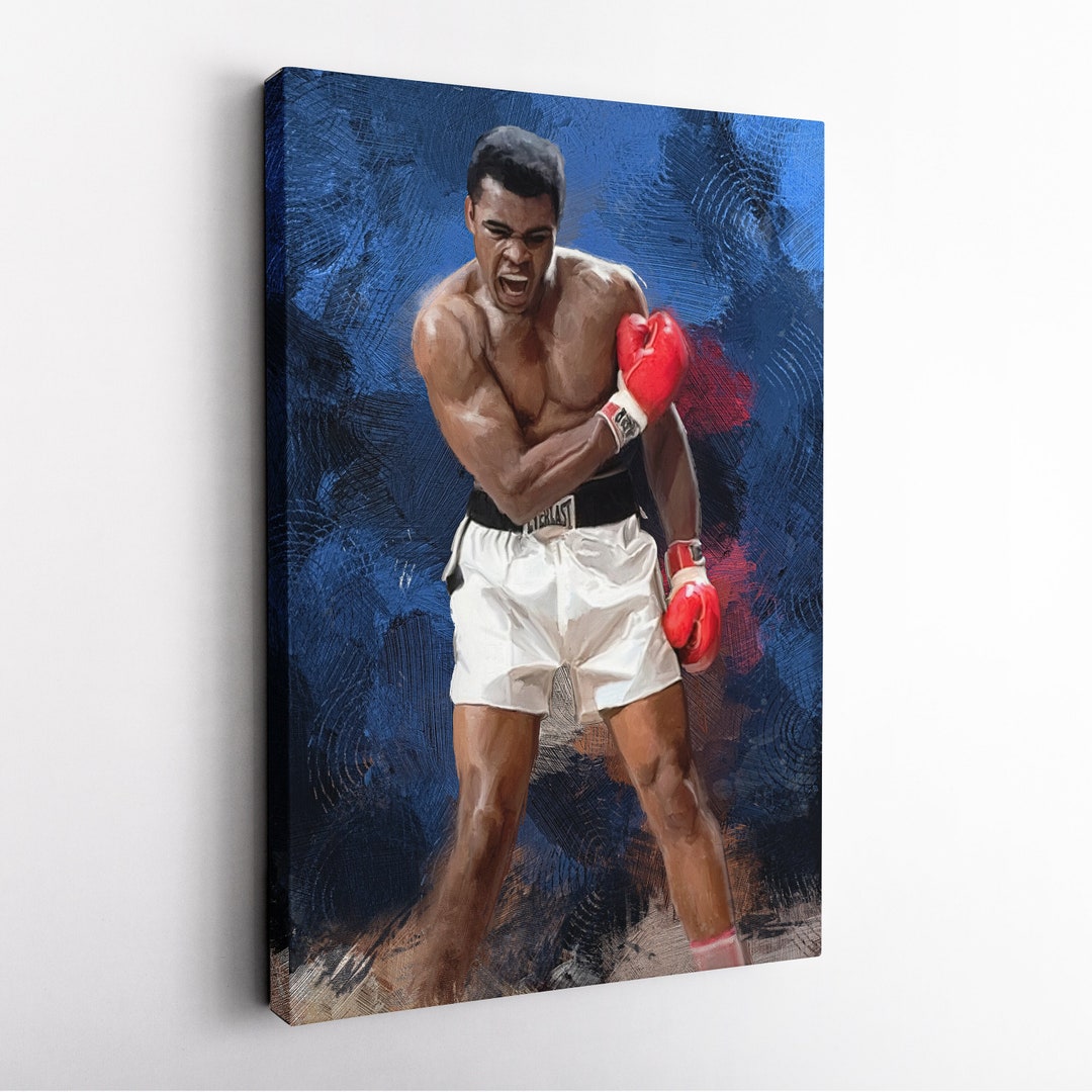 Muhammad Ali Canvas |muhammad Ali Wall Art |mohammad Ali Painting ...