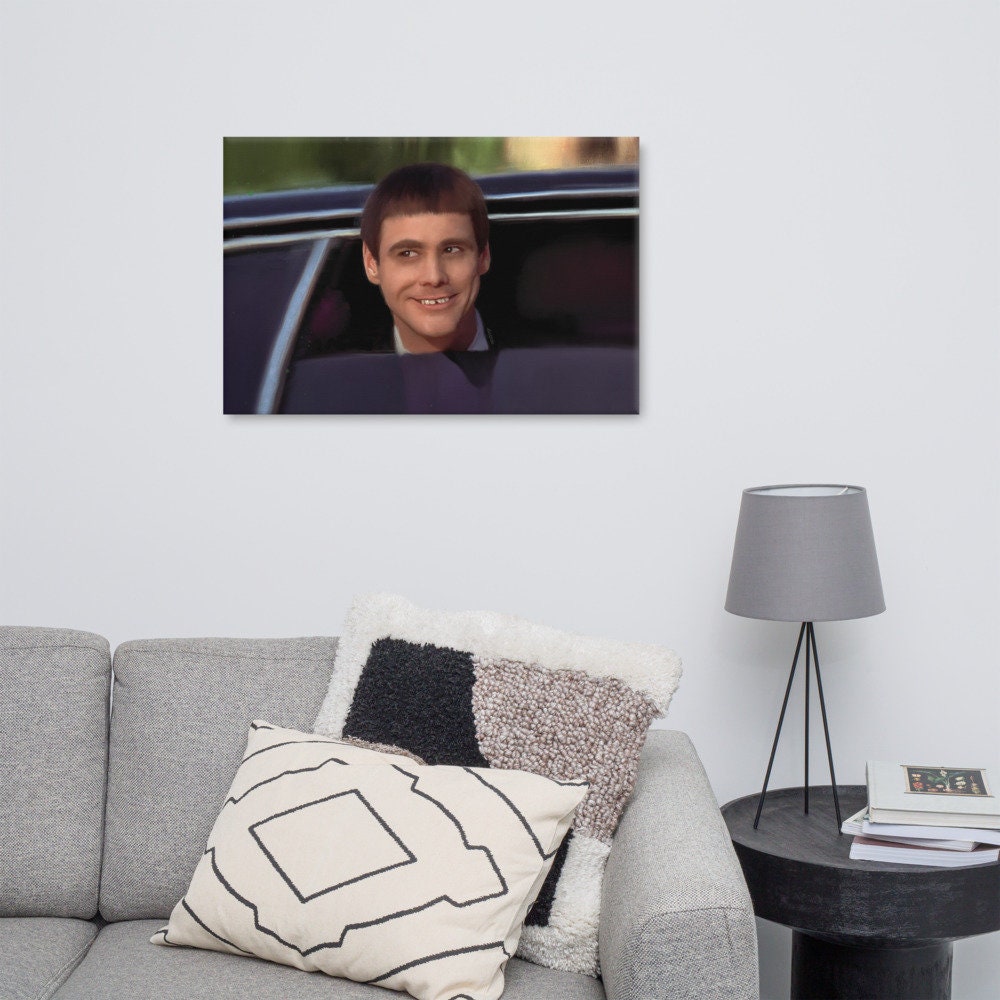 Dumb Dumber Canvas Dumb Dumber Painting Lloyd Christmas Poster jim ...