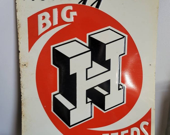 Vintage - Honeggers Big H Feed Sign - Etsy