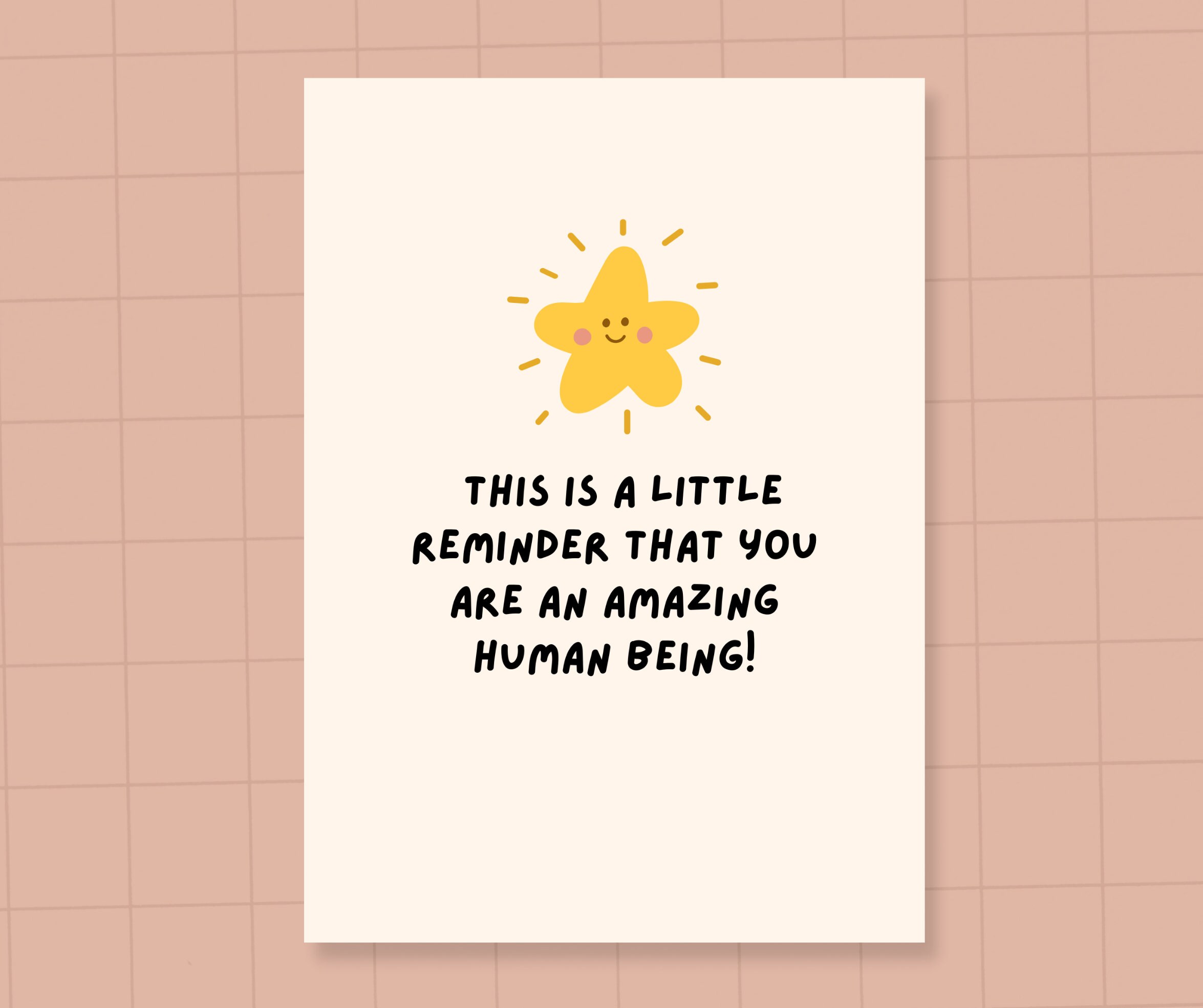 Little Reminder You Are an Amazing Human Being Thank You Just to Say ...