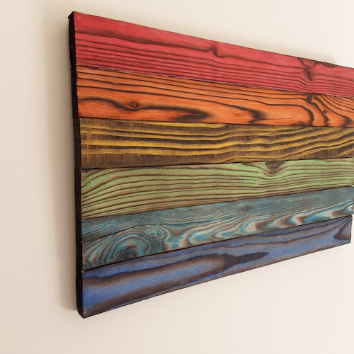 Mexican Rustic Flag Rustic Wood Flag Mexican Flag 3D | Etsy