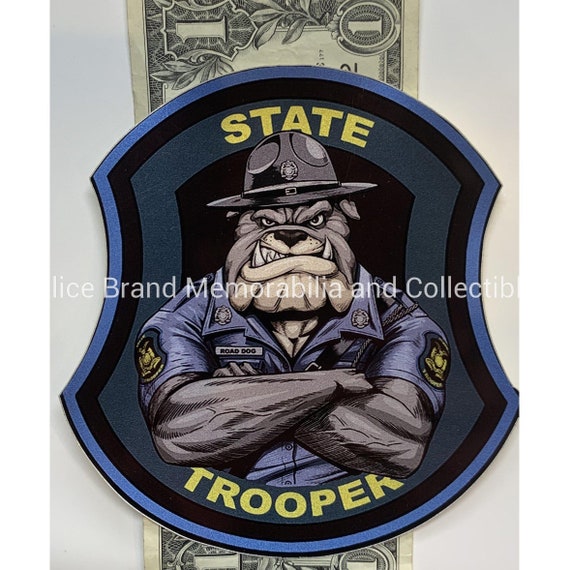 Police Bulldog Sticker Militaria Art & Collectibles etna.com.pe