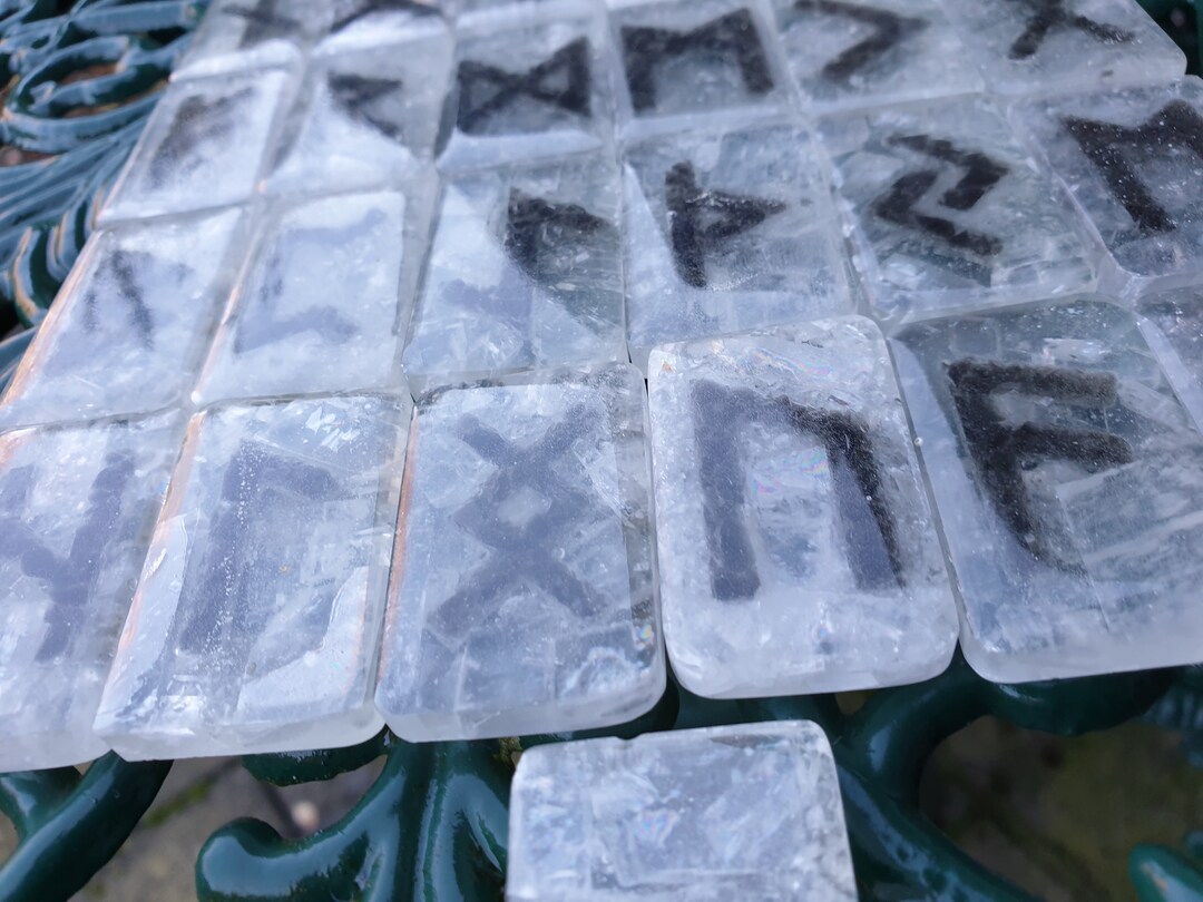 Viking Sunstone Crystal Runes ; Nordic Runes ; Meditation ; Optical ...