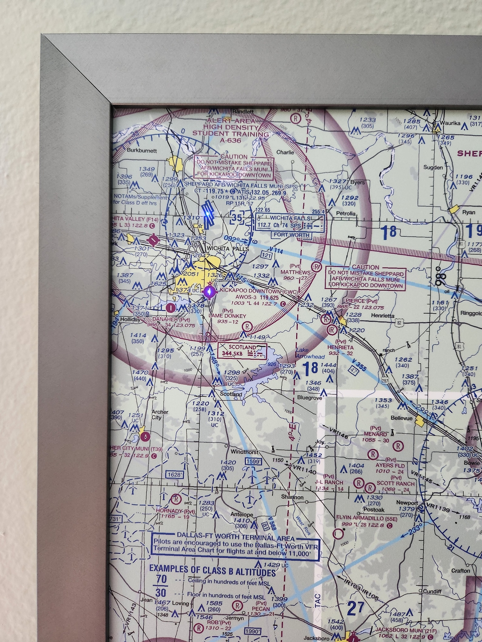 Pilot Gift - Custom Aviation Weather Sectional Chart - Aviation Wall ...