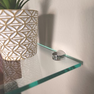 Faux Glass Floating Shelf - Clear Acrylic Shelf - Etsy