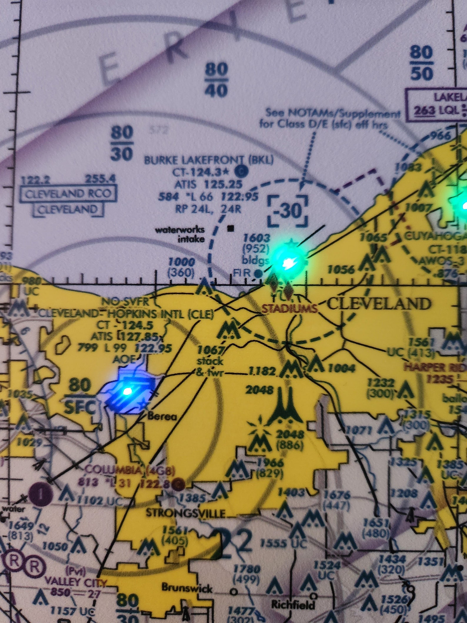 Pilot Gift - Custom Aviation Weather Sectional Chart - Aviation Wall ...