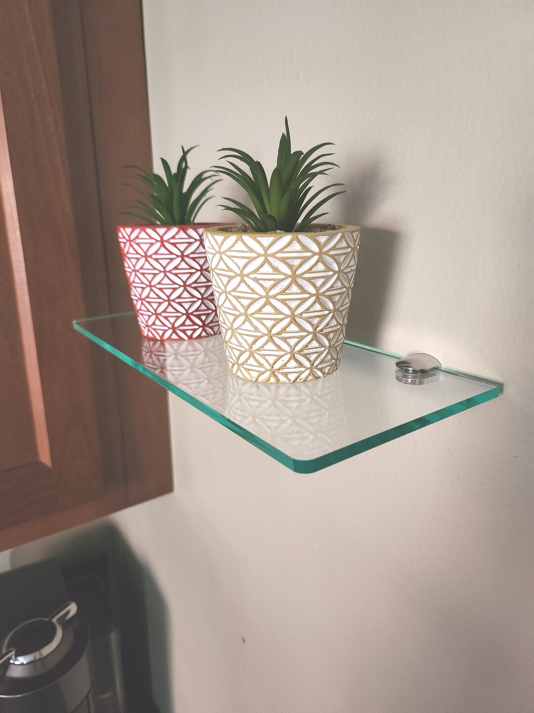 Faux Glass Floating Shelf - Clear Acrylic Shelf - Etsy