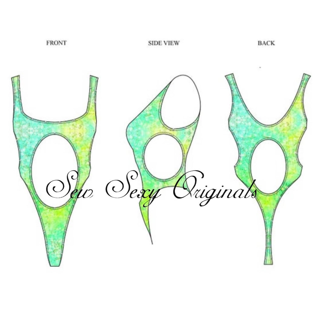 Stripper Sewing Patterns Exotic Dancer Dancewear Sexy Swimwear PDF the ...