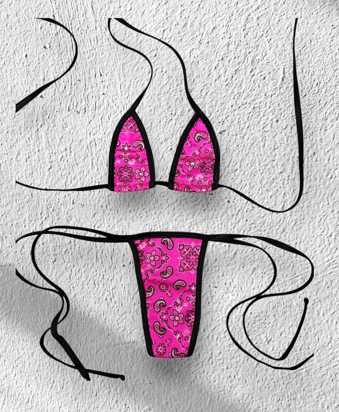 Microkini Bikini Set Exotic Dancewear XXS-XL - Etsy