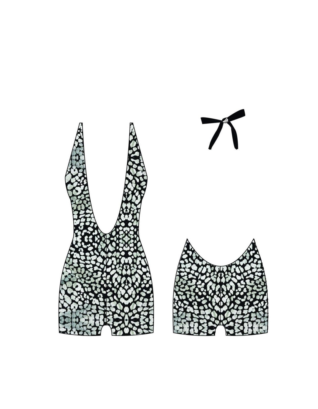 Stripper Sewing Pattern Exotic Dancewear Candace Romper Bartender ...