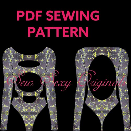 Exotic Dance Wear Stripper Sewing Pattern the Paris Mini Dress - Etsy