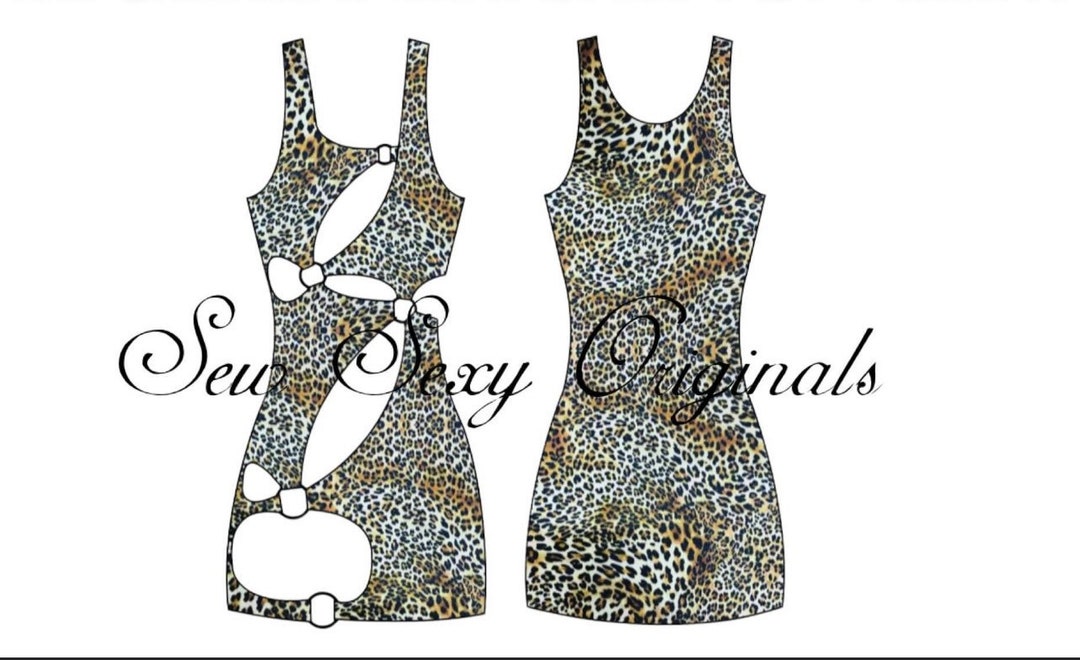 Clubwear Exotic Dancewear Dress Sewing Pattern Digital Download Chandra ...