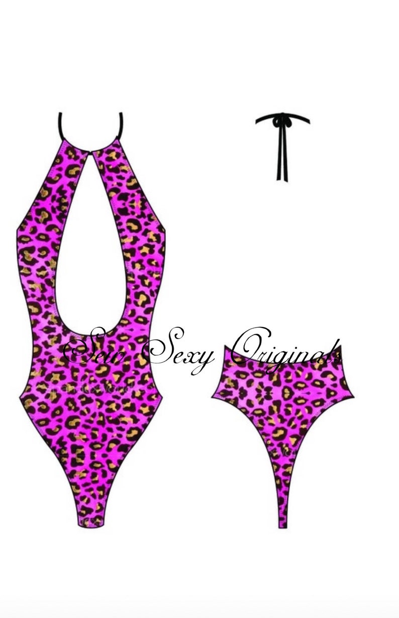 Stripper Sewing Pattern Bodysuit Exotic Dancewear Rave Bottlegirl ...