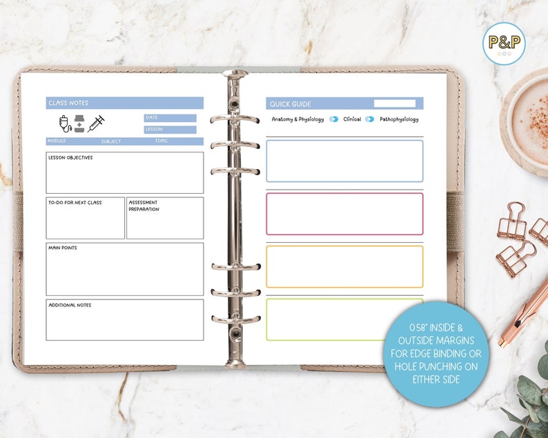 Medical Student Planner Academic Undated Planner Study Organiser ...