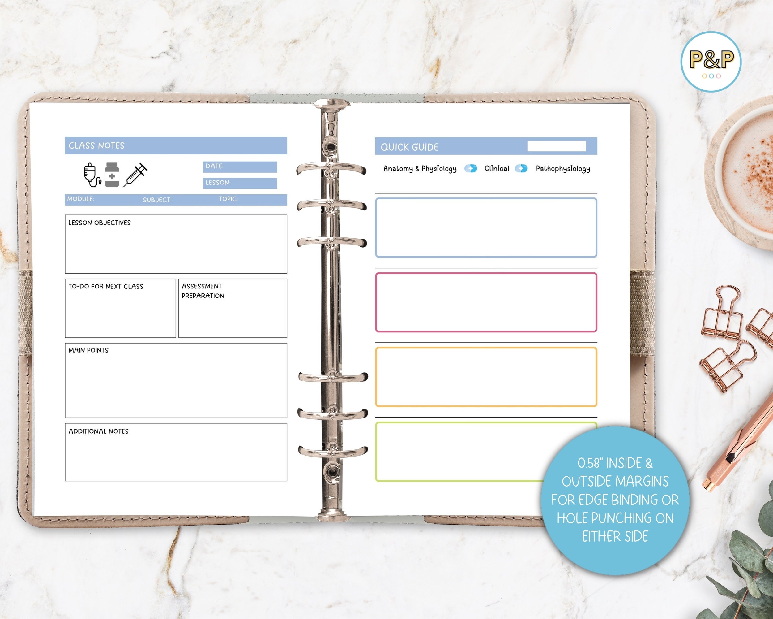 Medical Student Planner Academic Undated Planner Study Organiser ...
