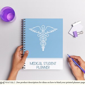 Medical Student Planner | Academic Undated Planner | Study Organiser ...