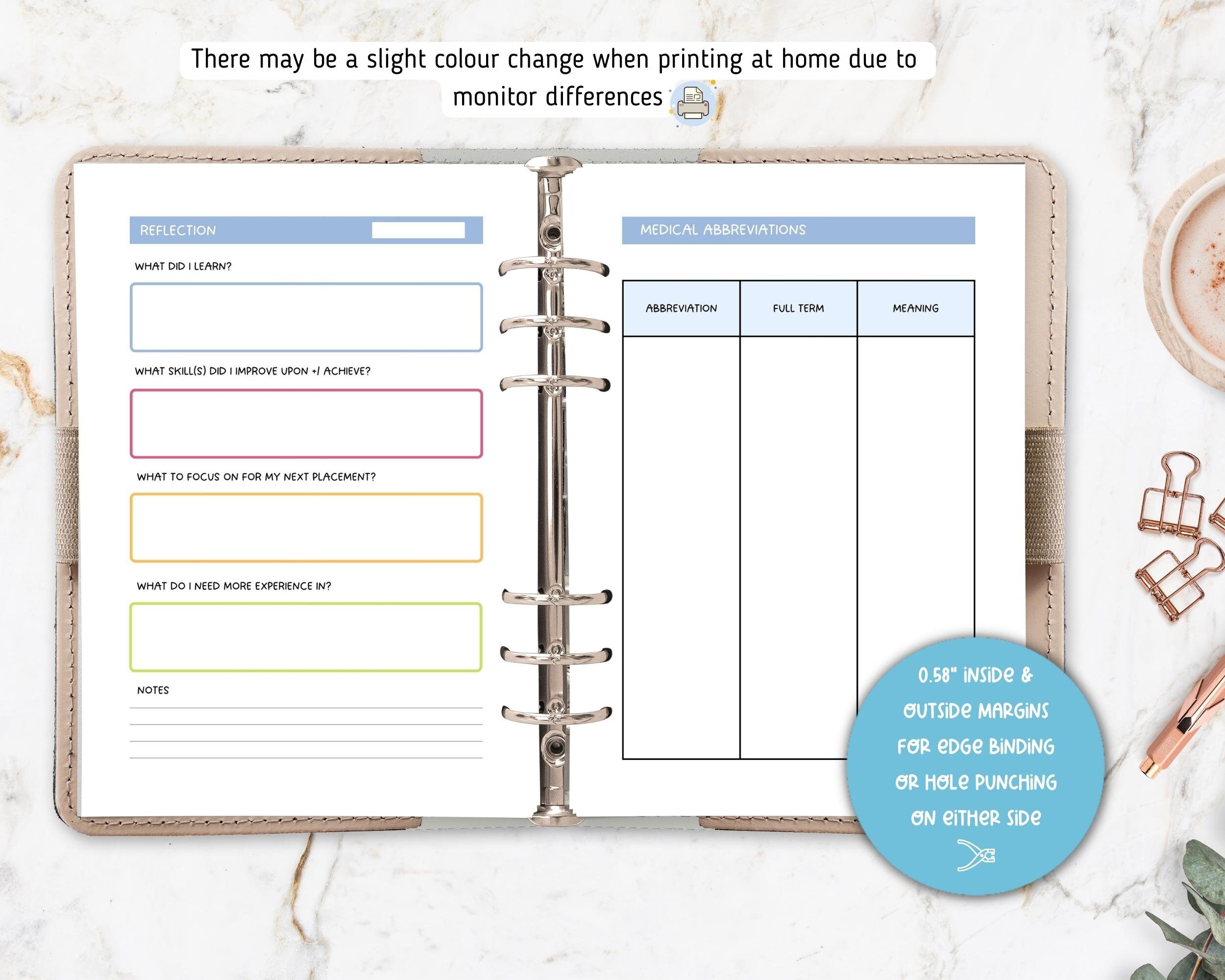 Medical Student Planner Academic Undated Planner Study - Etsy