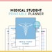 Medical Student Planner | Academic Undated Planner | Study Organiser ...