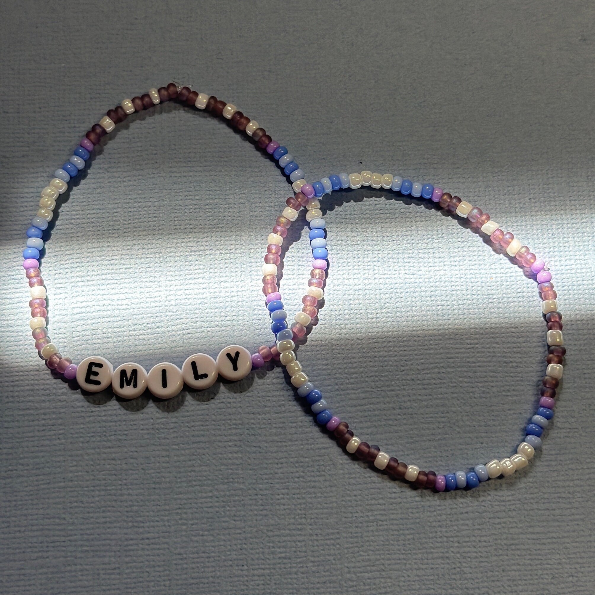 Emily Hazbin Hotel Elastic Word Bracelet Seed Beads Nerdy Gift Theater ...