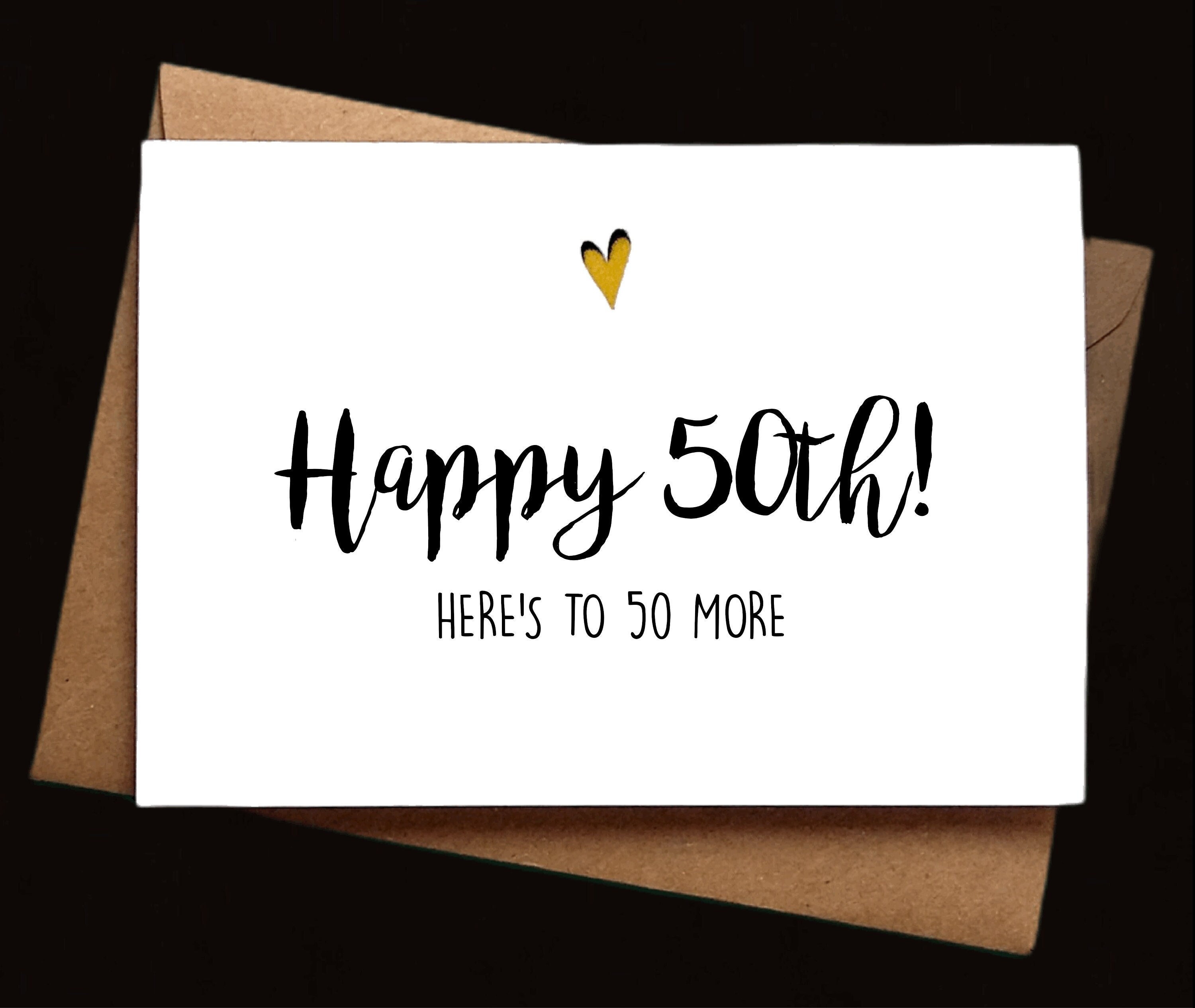 Funny Birthday Card 50th Birthday Card | Etsy