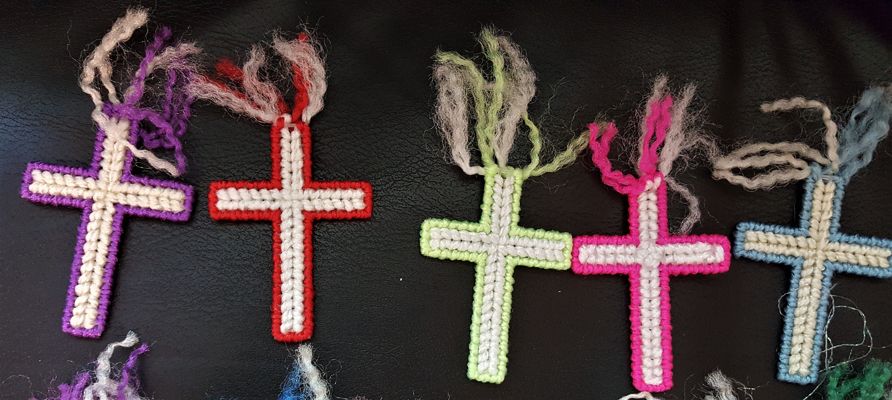 Cross Bookmark Pattern From Plastic Canvas - Downloadable - Etsy