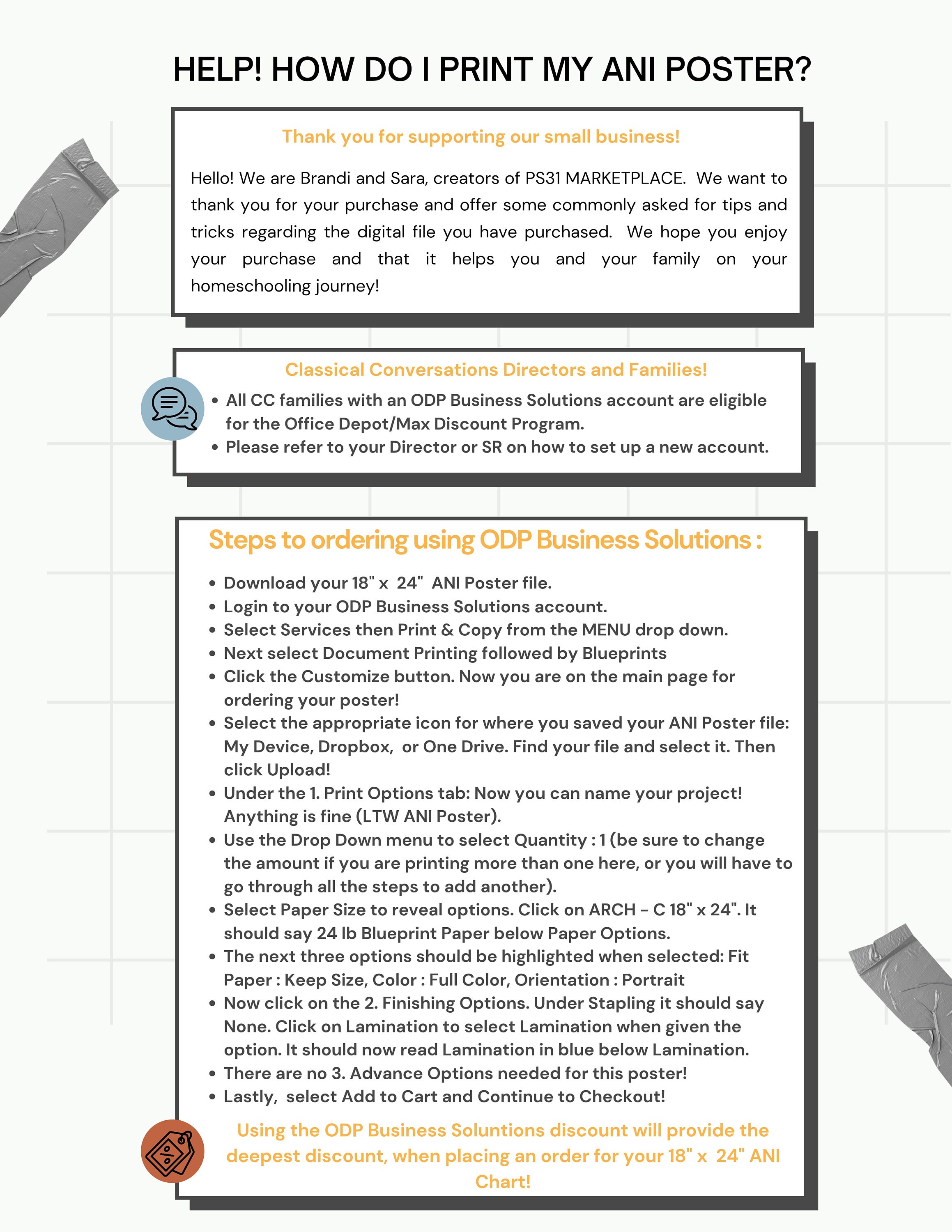 18 X 24 ANI Chart Poster Classical Conversations - Etsy