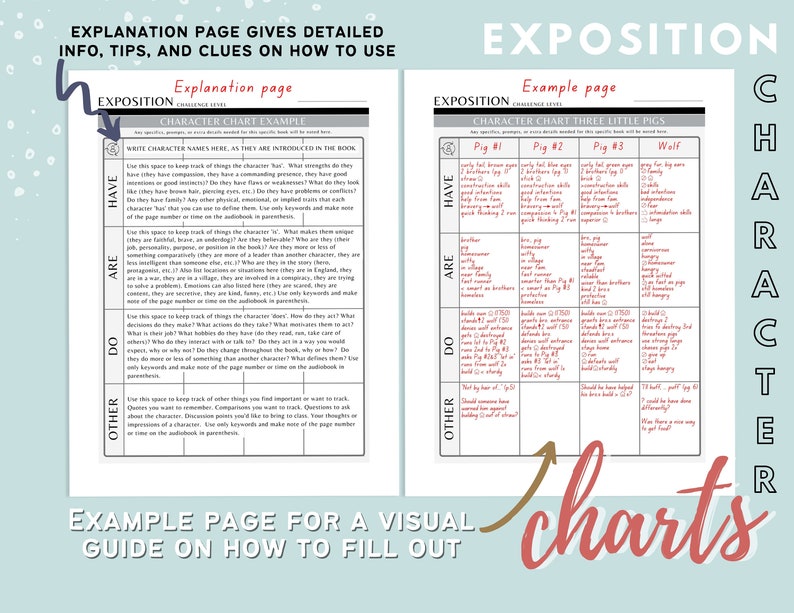 CC Challenge A Character Charts for Exposition in Classical ...