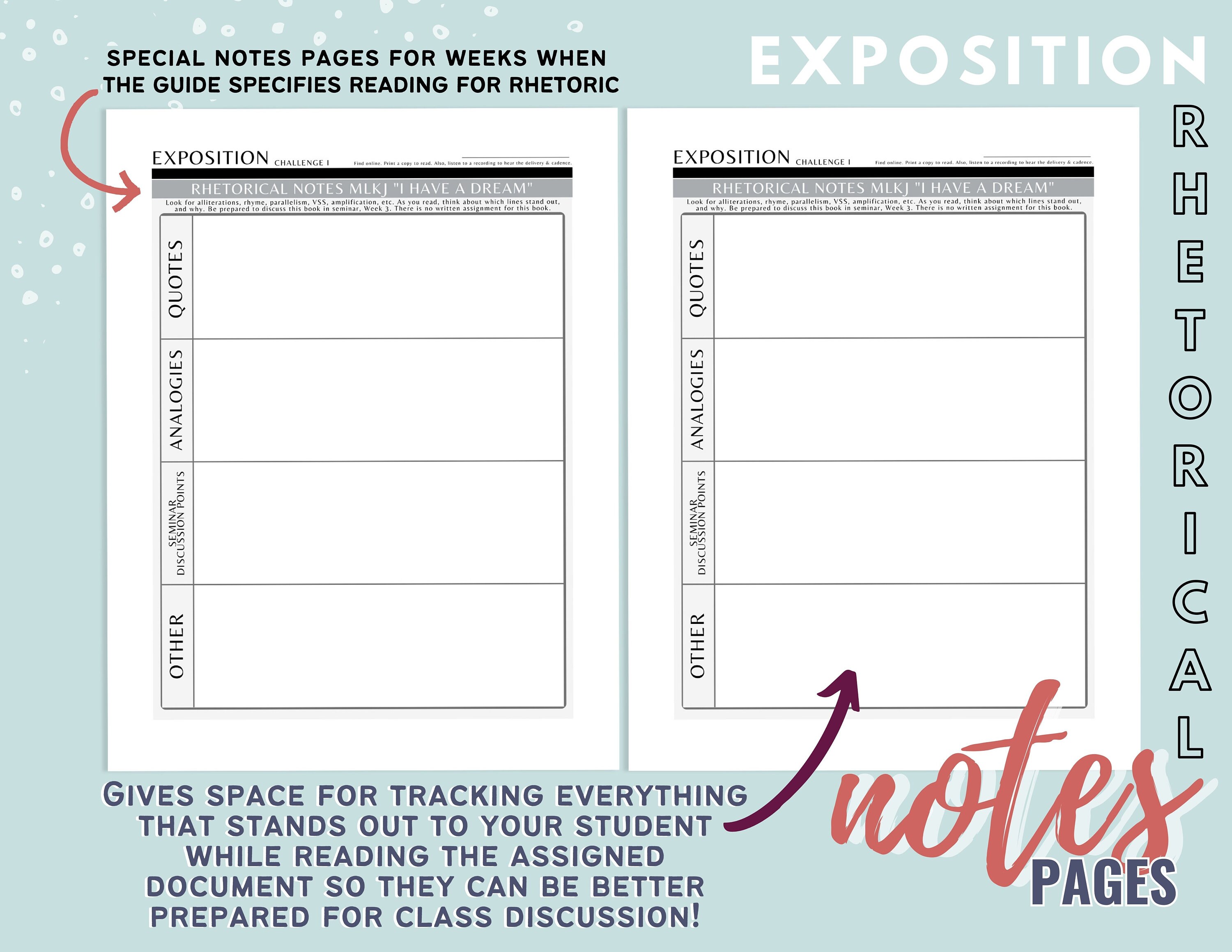 CC Challenge 1 Character Charts for Exposition in Classical ...