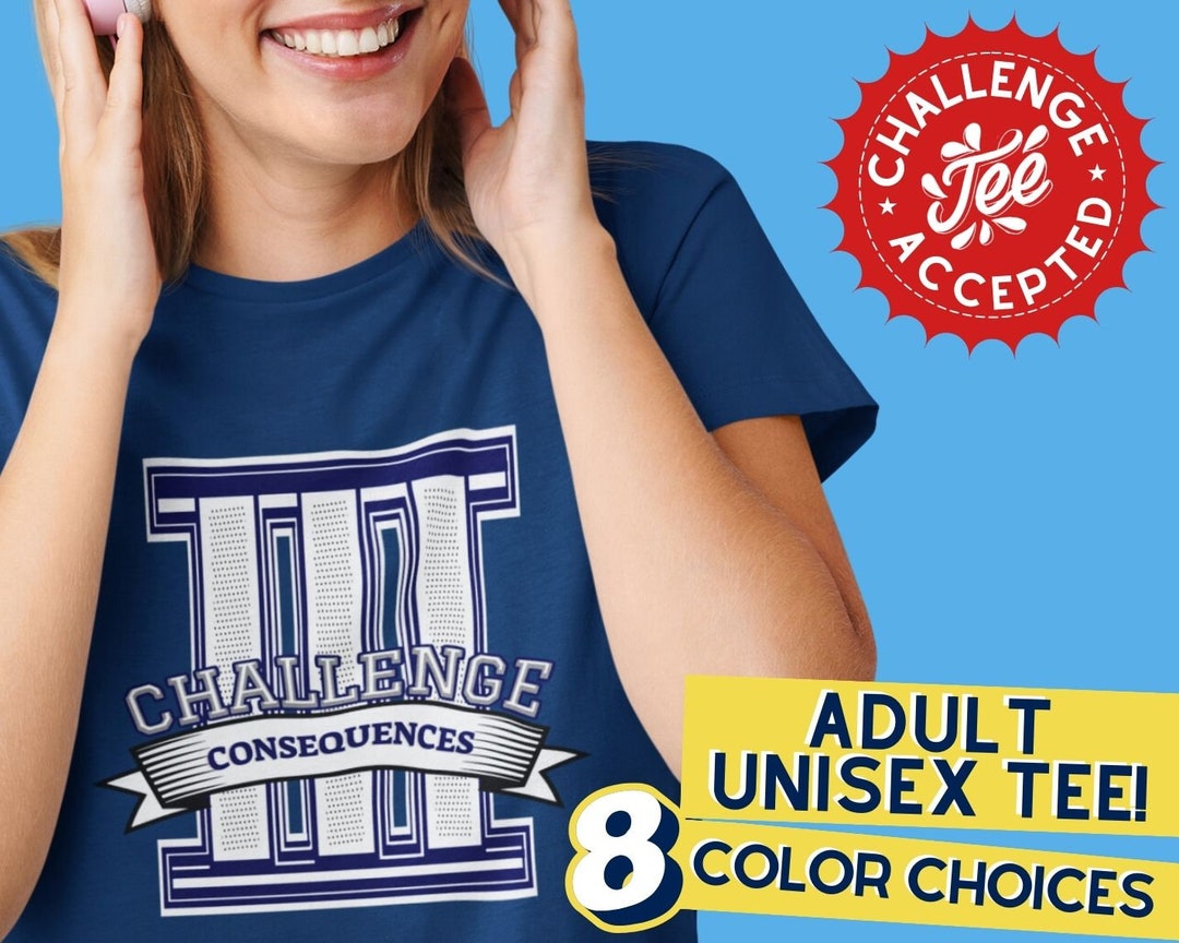 CC Challenge 3 Values Consequences Unisex Cotton Tshirt, Classical ...