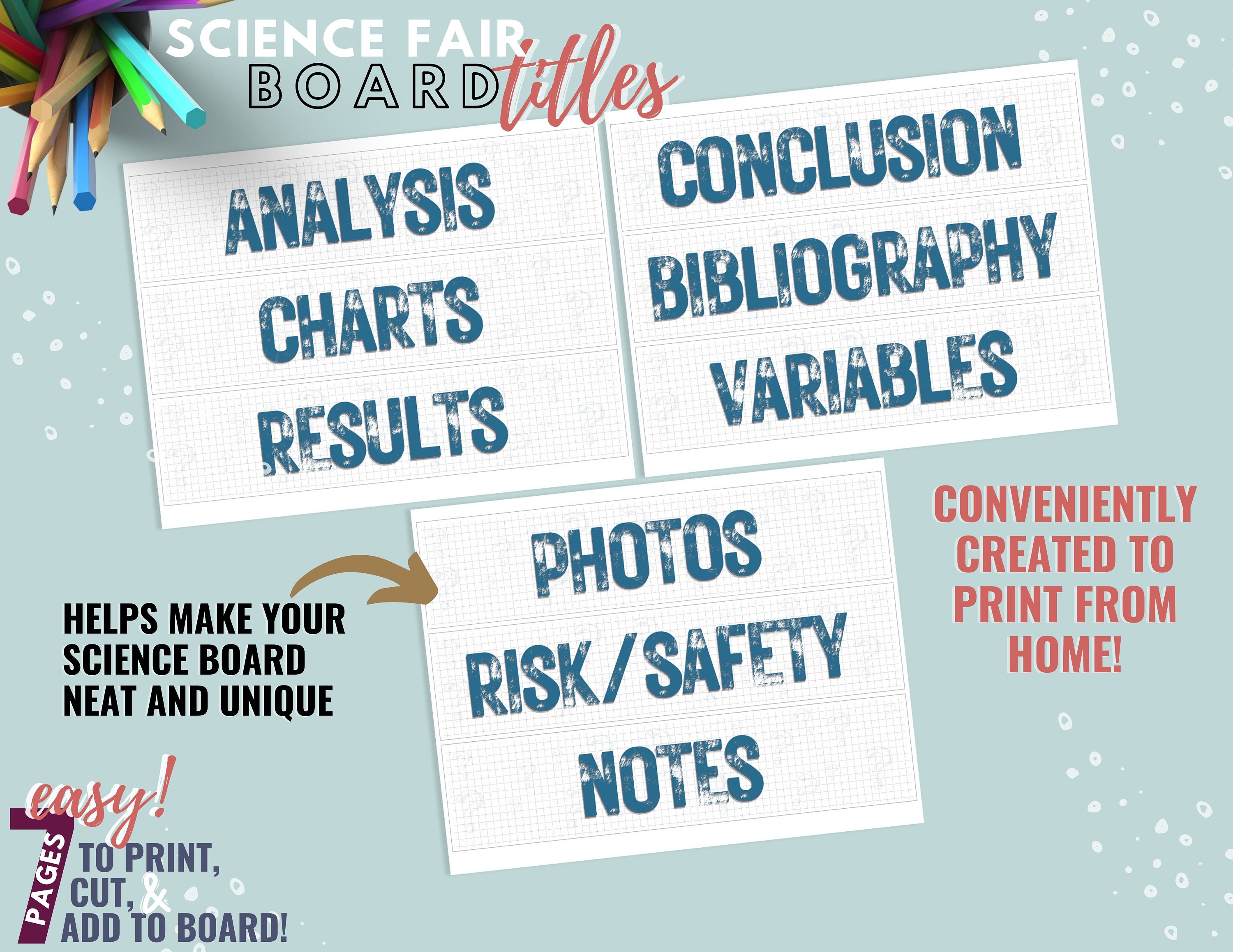 Ch A: Science Fair Project Board Titles Classical Conversations ...