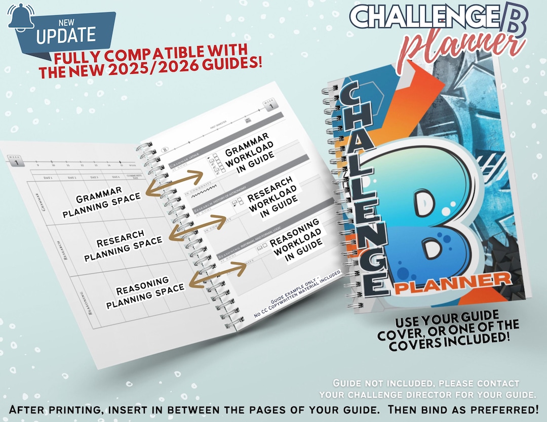 25/26 Challenge B Student Planner, Classical Conversations (digital ...