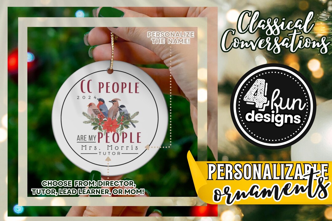 Classical Conversations, CC Lead Learner, Personalized Ceramic Birds ...