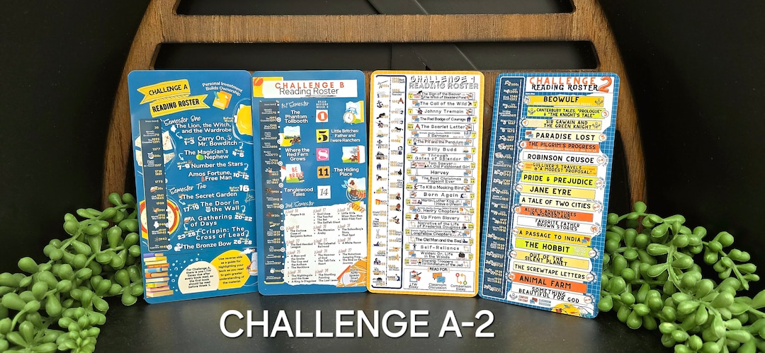 Classical Conversations Bookmark, Challenge A-2, Reading List - Etsy