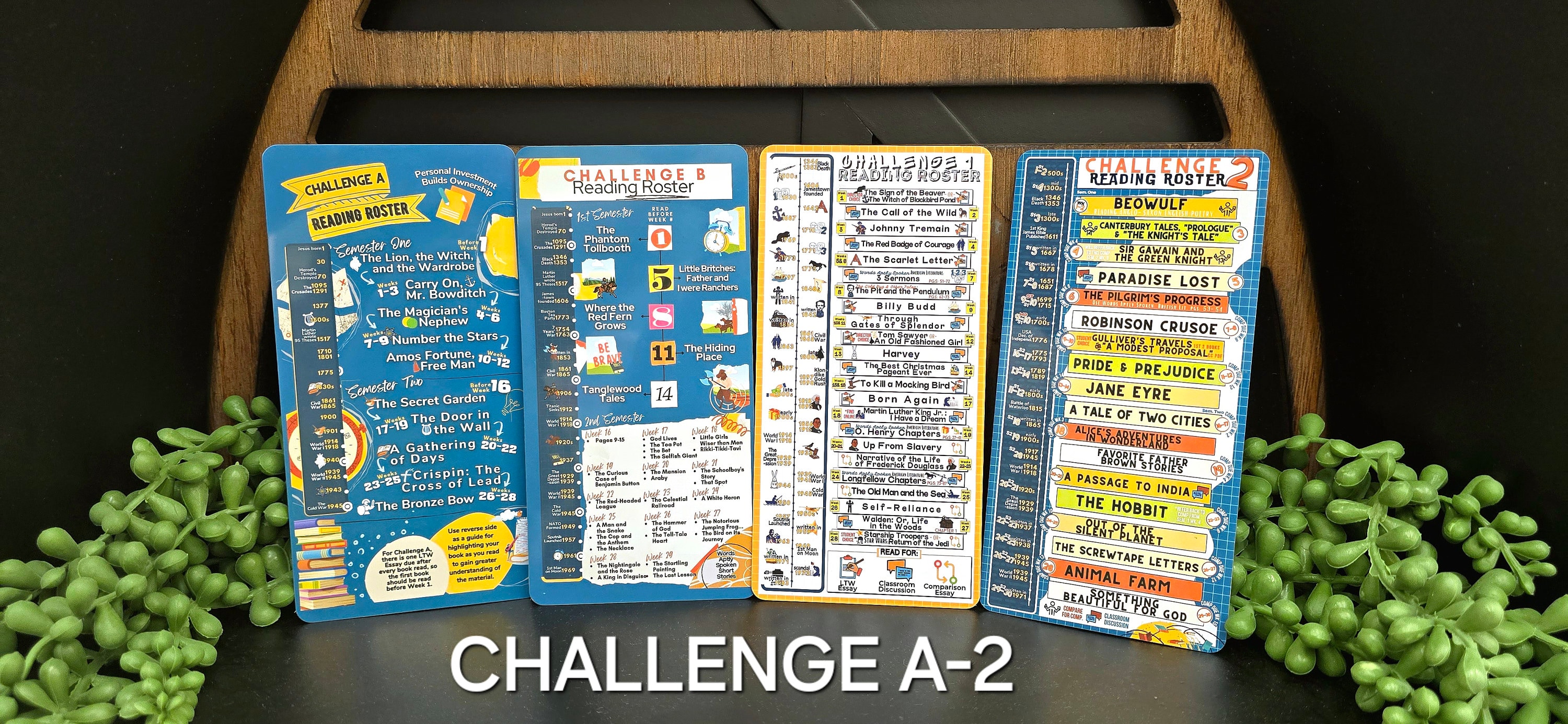 26/27 Classical Conversations Bookmark, Challenge A-2, Reading List - Etsy